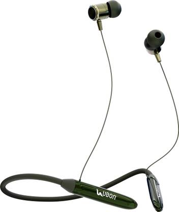 Ubon CL-66 Wireless v5.0 Neckband 50 Hours Playback Time with 310mAh Battery earphone Bluetooth ...