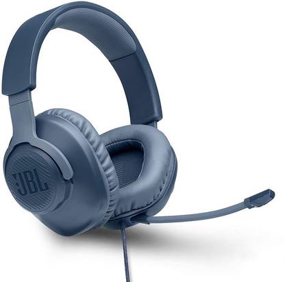 JBL Quantum 100, Wired Over Ear Gaming Headphones with mic for PC ...