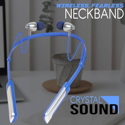 ultiads 40 HOURS BATTERY BACKUP BLUETOOTH NACKBAND Bluetooth Headset ...