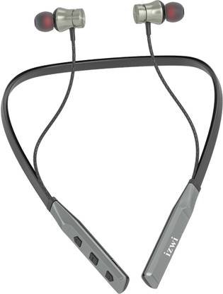 IZWI Top Selling v5.0 Rapid Charge Sporty neckband headphones with sound muffled(B01) Bluetooth ...