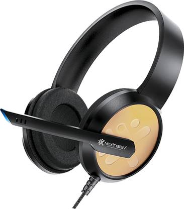 NEXTGEN Gaming Wired Over Ear Headphones With Volume Control Mic 40 MM ...