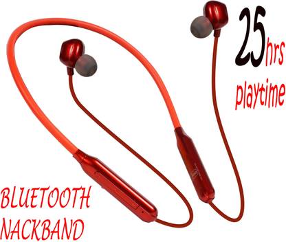 ultiads 25 HOURS BATTERY BACKUP BLUETOOTH NACKBAND Bluetooth Headset ...