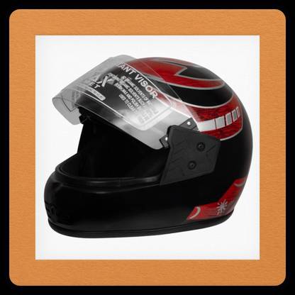 NOAX HELMET FULL FACE HELMET ISI MARK CERTIFIED HELMET SL-368 Motorbike ...