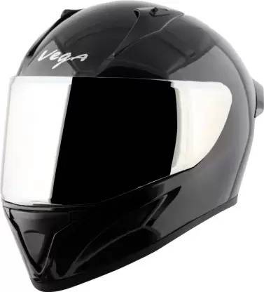 VEGA Bolt Black Helmet sports Motorbike Helmet (Black) Motorbike Helmet ...