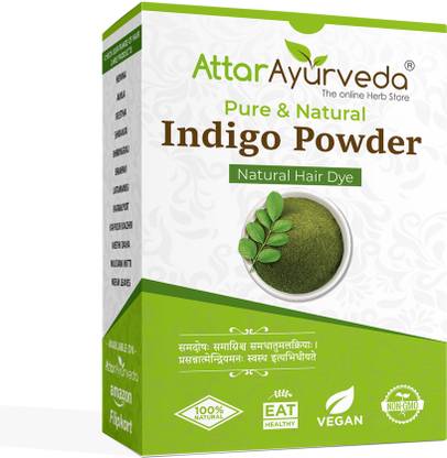 Attar Ayurveda Indigo Powder for black hair | Pure and Natural - Price ...