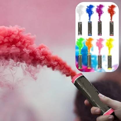navjai Colorful Holi Smoke Bomb for Photography Wedding Gulal Smoke Fog ...