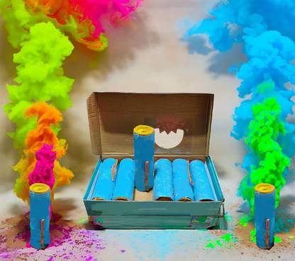 navjai Colorful Holi Smoke Bomb for Photography Wedding Gulal Smoke Fog ...