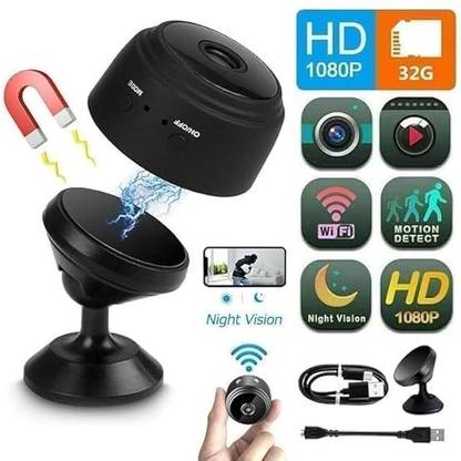 DENVY Magnet Camera WiFi Hidden Camera Wireless HD 1080P Indoor Home ...