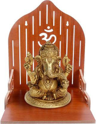 Reliable Creation MDF Wood Om Temple|Home Decor|Makhar|Pooja Ghar|God ...