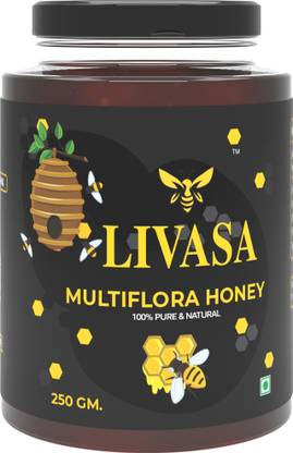 livasa 100% Pure Multiflora Honey with No Sugar Adulteration Natural ...