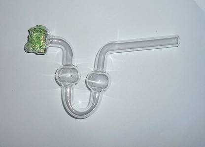 Hookah palace 6" Skull Worm Shaped Colour Glass Oil Burner Pipe ...