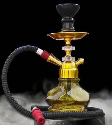 SmokeZilla Gold Plated Dual Tone Iron Tray 11 inch Iron Hookah Price in ...