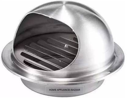 HOME APPLIANCES BAZAAR Steel Cowl Vent Round Stainless-Steel Mesh Cowl ...