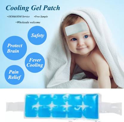 Retail basket Cooling Gel Patch Sheets for Headache, Fever, Migraine for Babies Cooling Relief ...