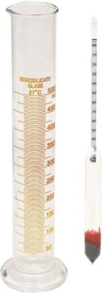 BOMBEY SCIENTIFIC Fuel Testing Kit Hydrometer-0.750-0.800, & Glass Test ...