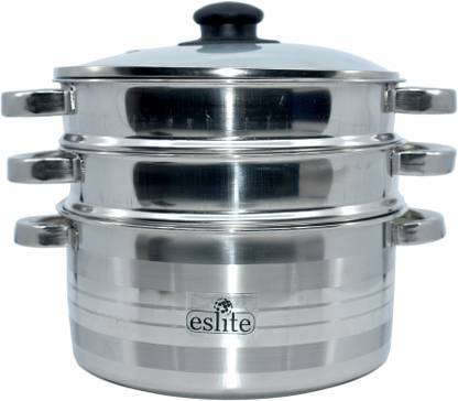 Eslite Multi Cooking Steamer Set, Idli Cooker, Dhokla Cooker,Plate 4 ...