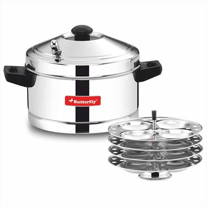 Butterfly Blueline Stainless Steel Induction Idli Maker Price in India ...