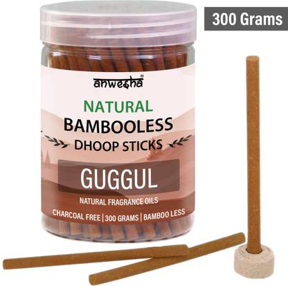 Anwesha Guggul Premium Bambooless Dhoop Sticks Box - 110 Scented ...
