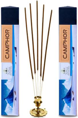 JALLAN Camphor Premium Natural Incense sticks 30 sticks pack Combo of 2 ...