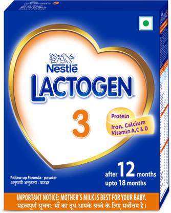 Nestle Lactogen 3 Follow-Up Infant Formula,After 12 months,Stage 3-BIB ...