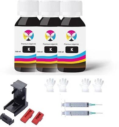 EASYINK Cartridge Refill Ink Kit Black - Twin Pack Ink Cartridge ...