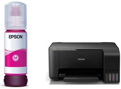 EPS ORIGINAL L3152 All In One Ink Tank Wifi Color Printer Magenta Ink ...