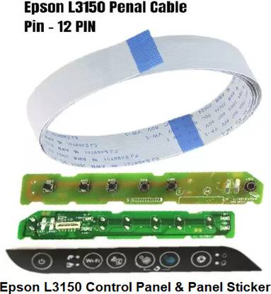 Haedlink Epson Control Panel & Panel Sticker With 12Pin Cable Combo Set ...