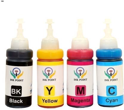 inkpoint Refill Ink For Use In Canon Pixma E470 Black + Tri Color Combo ...