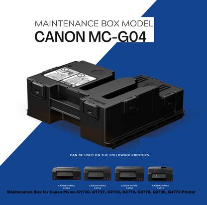 PRINTER PARTNER Maintenance Ink Tank Box for Canon MC-G04 For Canon ...