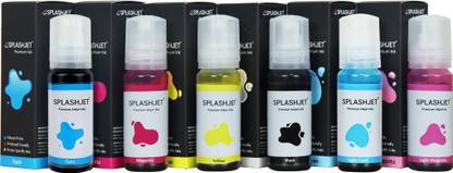 Splashjet 057 Compatible Ink for Epson L8050, L18050 Printer -(70gm x C ...