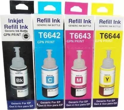 GPN PRINT Refill Ink Compatible for Epson L130, L360 Printers Black ...