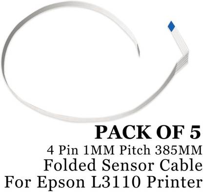 ajaycomputers 4 Pin 1MM Pitch 385MM Folded Sensor Cable For Epson L3110 ...