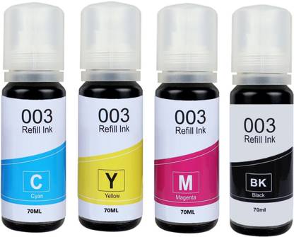 QUINK 003 Ink for Epson L3110, L3150, L3115, L3250, L3210, L3252, L3116 ...