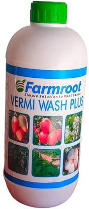 Farmroot Farm VERMI WASH Plus Pack of 1 Litre Manure (Liquid) - Buy ...
