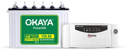 OKAYA 36 Months Warranty Tubular Inverter Battery Price in India - Buy ...