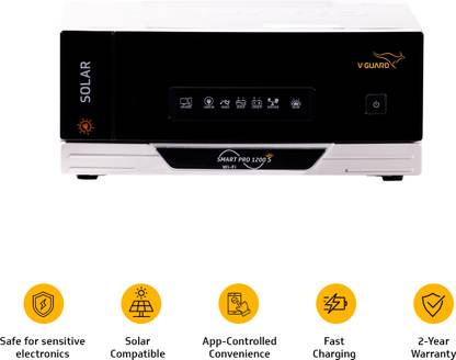 V-Guard Smart Pro 1200 S Solar Inverter with Wi-Fi and Bluetooth ...