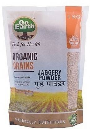 LABEL GO EARTH Organic Gud Powder / Jaggery Powder 1kg Powder Jaggery ...