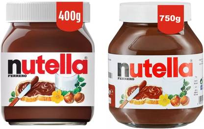 nutella Chocolate Spread (IMPORTED) Combo (400gm & 750gm) 1150 g Price ...