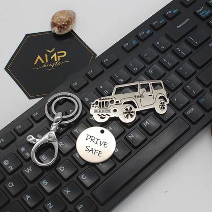 Ampkrafts New Mahindra Thar 2022 Personalized Custom Number Sideview ...