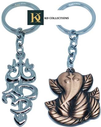 kd collections KD-511D-641 Ganesh Keychain & Om Shiva Shankar Mahadev ...