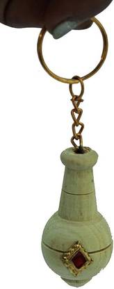 Goranabikidukaan Decorative Hanuman Ji Wooden Gada Key Chain Key Chain ...
