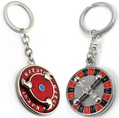 Jainsburys Combo of Naruto spinning rotating keychain & Casino Game ...