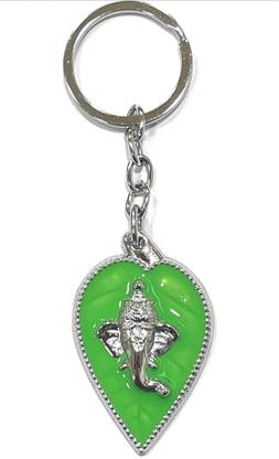HappierYou Leaf Ganesh or Pan Ganesh Keychain | Lord Ganesha,Ganpati ...
