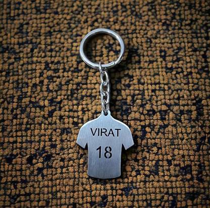 linsok Virat Kohli cricket jersey metal keychain | VK 18 Keychain Key ...