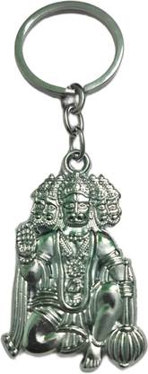 Rani Nain Panchmukhi Hanuman Keychain For Bike Car Home Office Key ...