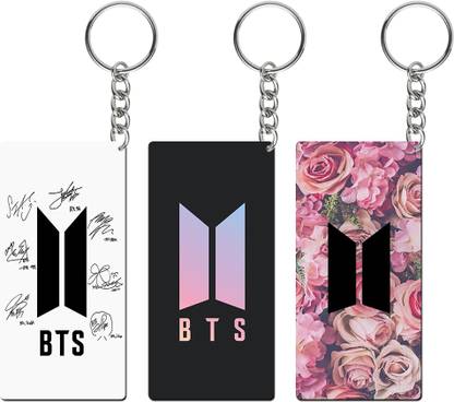 MAKRANA ART AND CRAFT BTS logo Keychains for girls (Pack of 3) | BTS ...