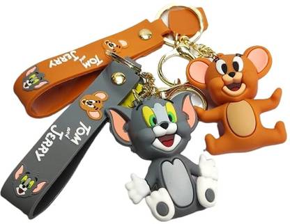CRAZYGOL Tag Tom and Jerry fan merchandise Classic animation keychain ...
