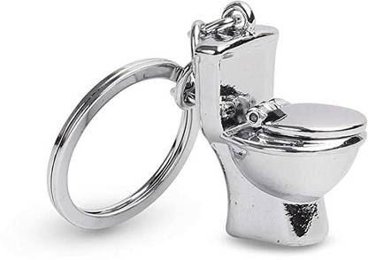 doozie gifts Toilet Pot Metal Commode Keychain Key Chain Price in India ...