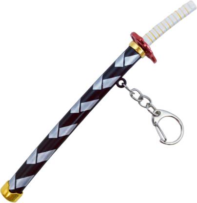 GT Gala Time Demon Slayer Black-Silver Katana samurai Sword with ...