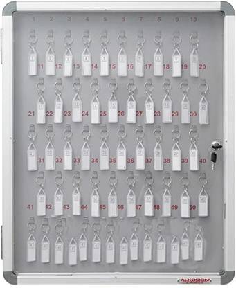 Alkosign Steel Back Key Holder for Office with Acrylic Lockable Door ...